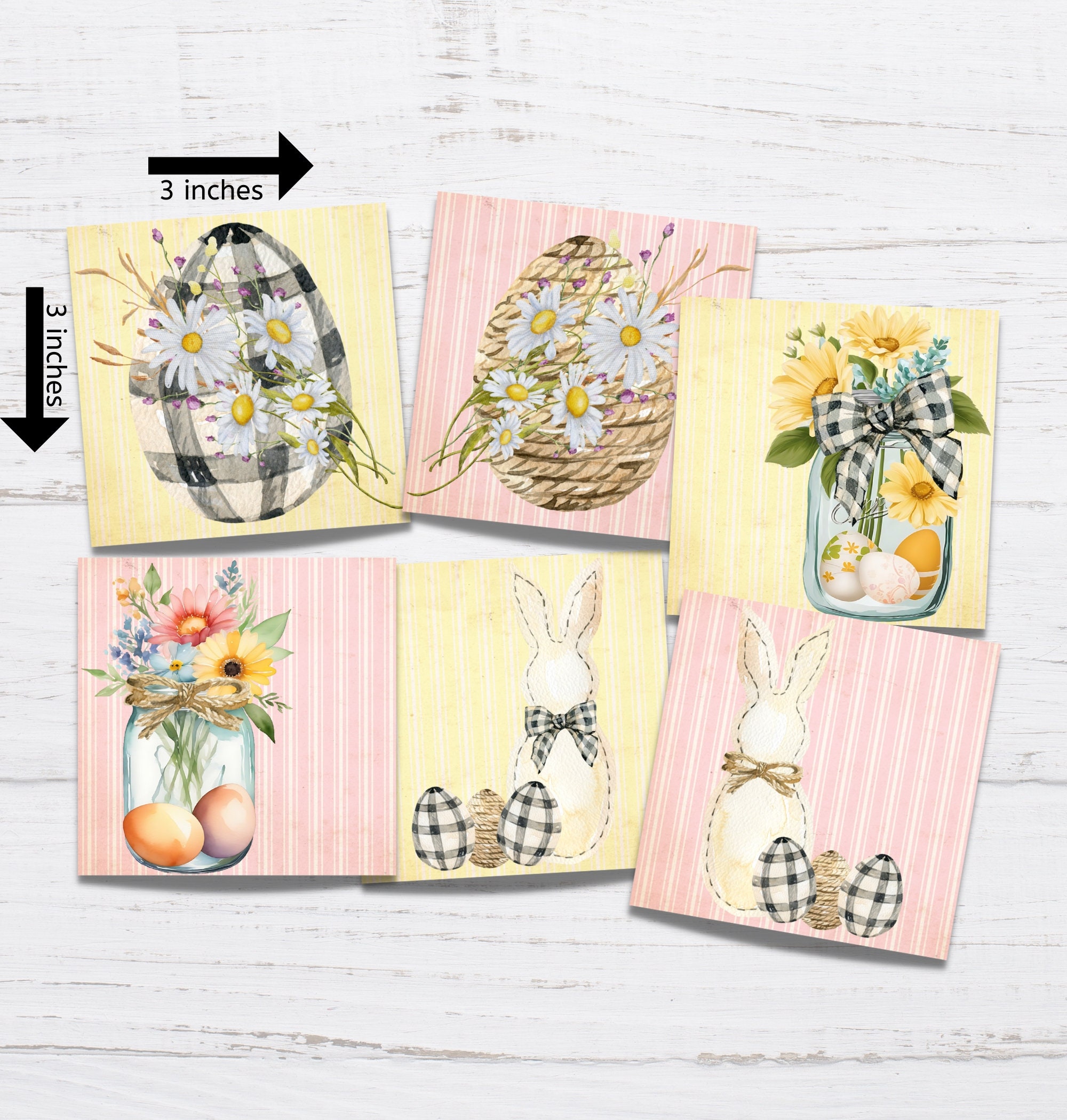 Easter Collage, Printable Spring Clipart, Easter Design, Spring Ephemera, Easter Ephemera ...