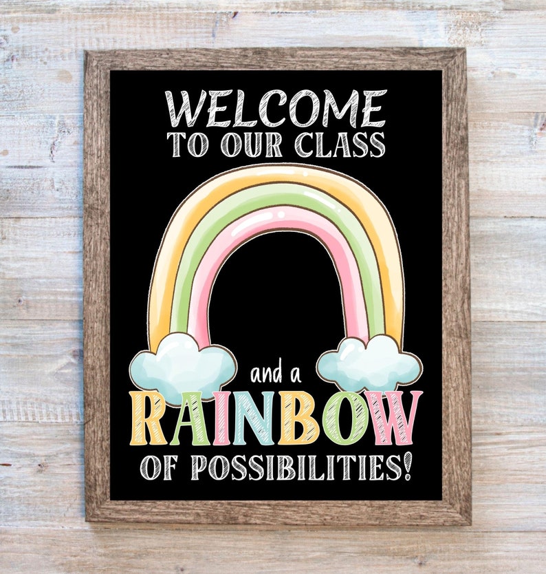 Classroom Sign, Classroom Printable Decor, Classroom Welcome Sign ...