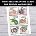 Snake Valentine Cards, Printable Snakes Valentines, Printable Valentine ...
