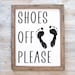 Shoes off Please Printable, Shoes off Please Feet Sign, Shoes off Entry ...