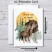 Wolf Thank You Card, Wolf Theme Baby Shower, Wolf Mom and Baby ...