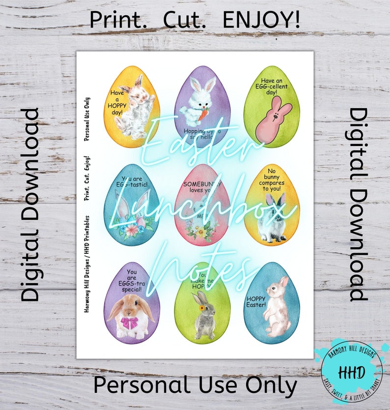Easter Lunchbox Jokes, Printable Lunchbox Notes, Cards for Kids, Lunch ...