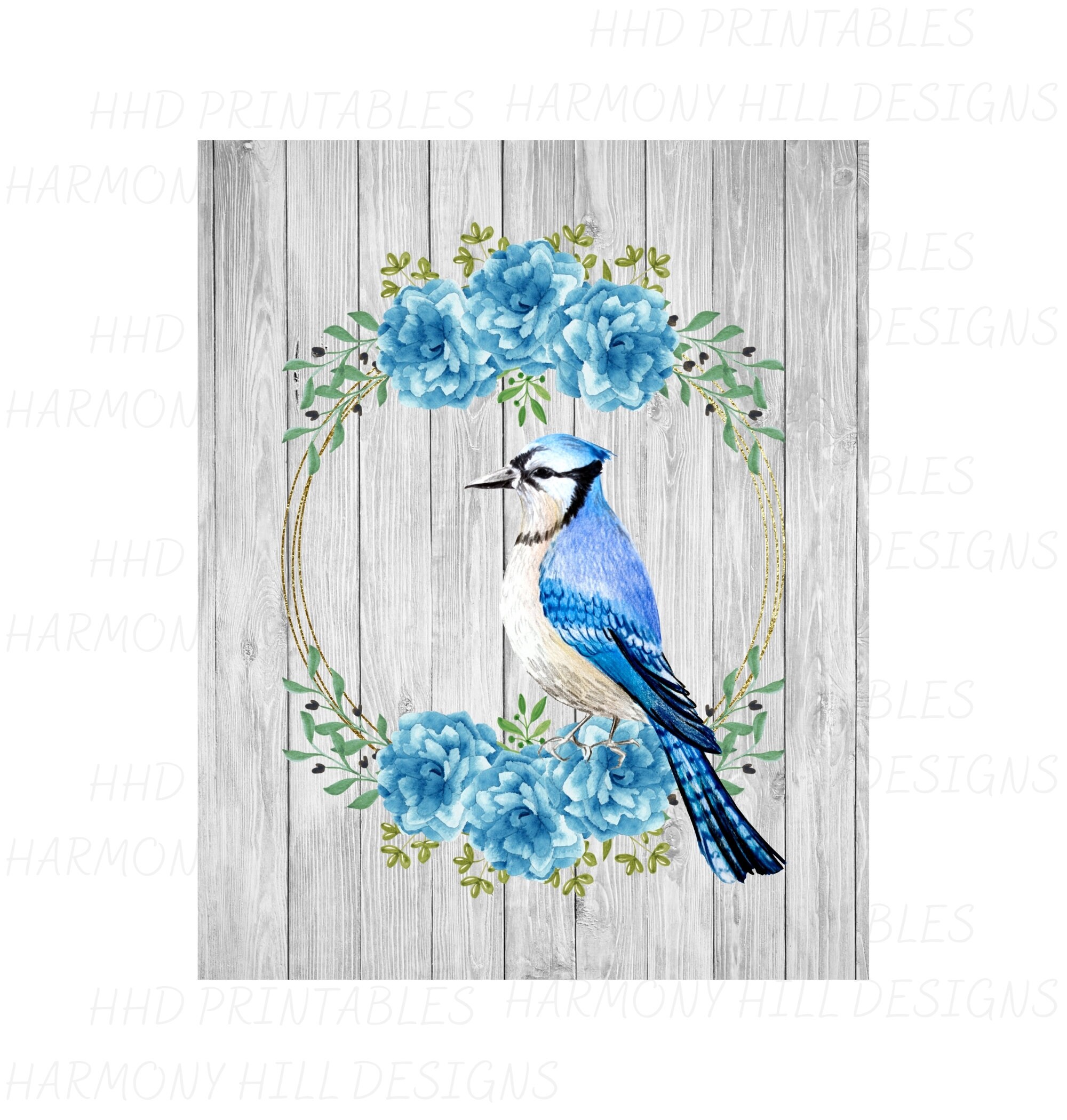 Blue Jay Printable Blue Jay Print Blue Jay Sublimation Blue - Etsy