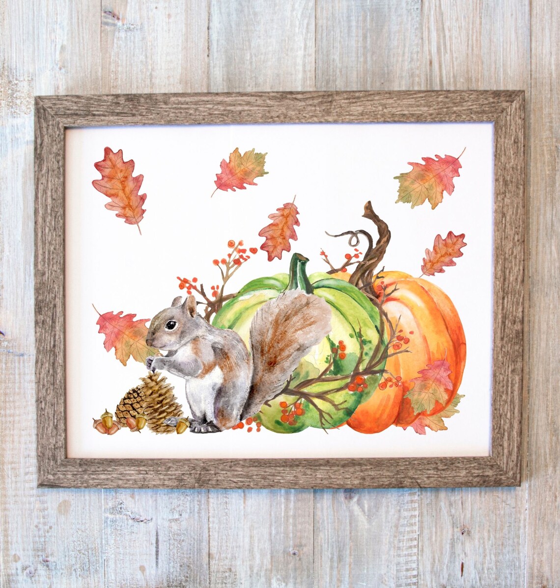 Squirrel Wall Art, Squirrel Print, Squirrel Printable, Squirrel ...