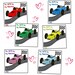 Race Car Valentines, Printable Valentine Cards for School, Classroom ...