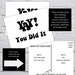 Yay You Did It, Printable Postcards, Yay Greeting Card, Congratulations ...