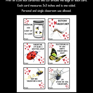 Bugs Valentine Cards, Printable Bugs Valentines, Printable Valentines ...