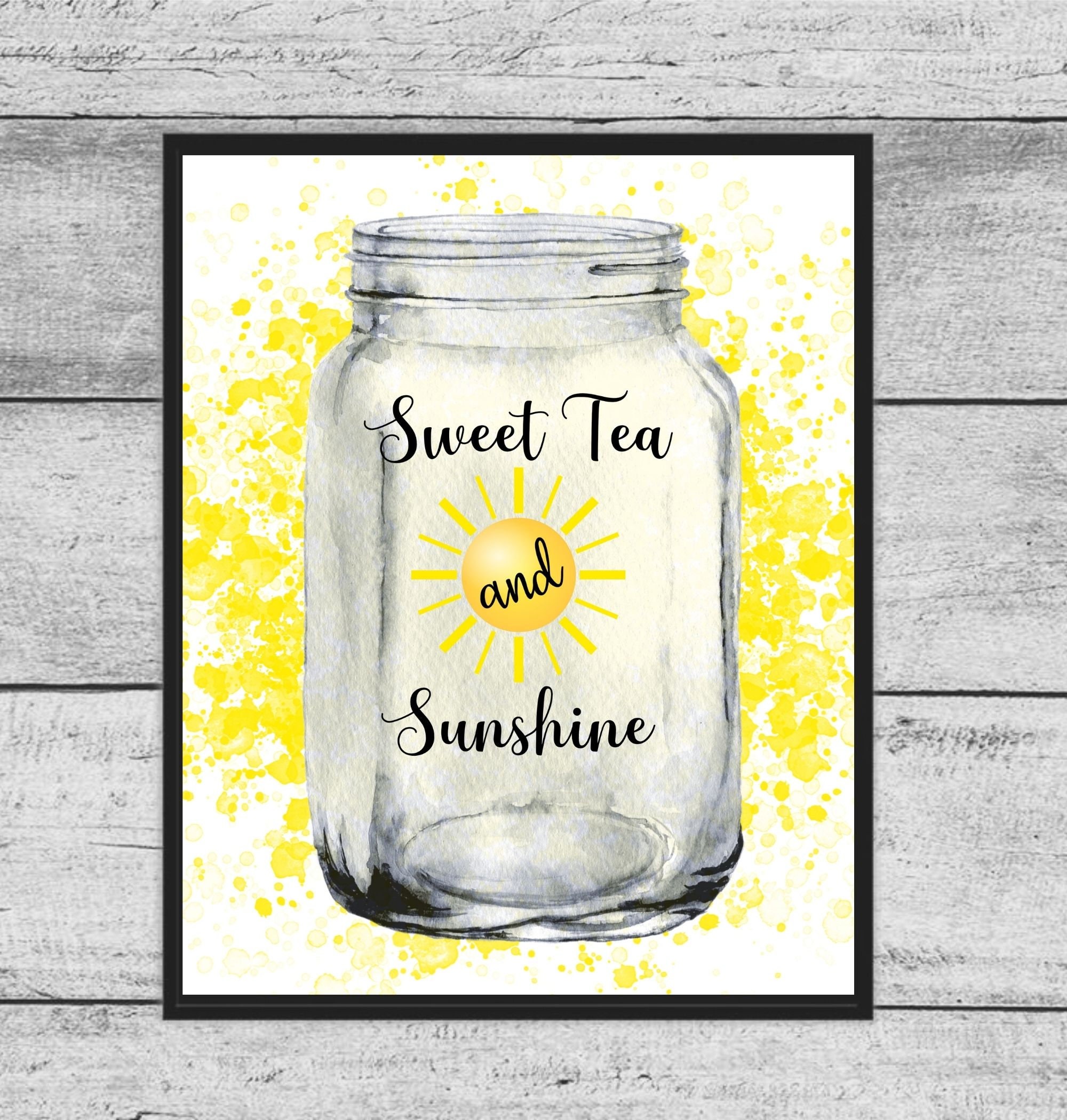Sweet Tea Printable, Southern Print, Tea Printable, Sweet Tea and ...