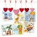 Jungle Valentine Cards, Kids Jungle Animals Valentines, Printable ...