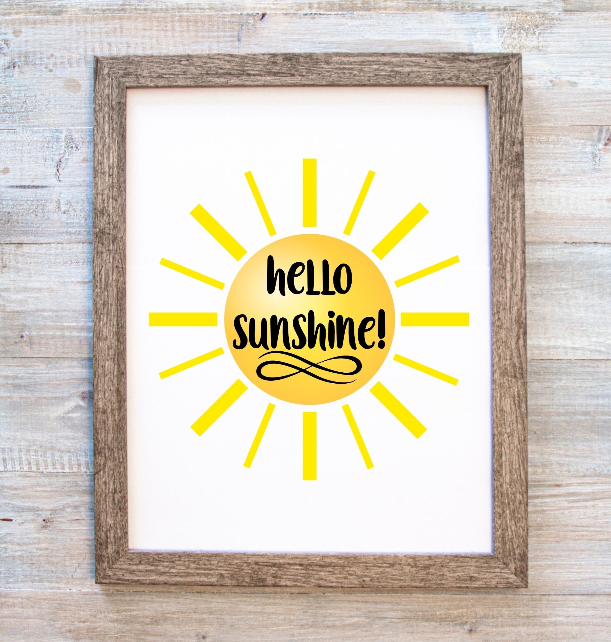 Sun Wall Art, Sun Print, Sun Printable, Hello Sunshine, Hello Sunshine ...