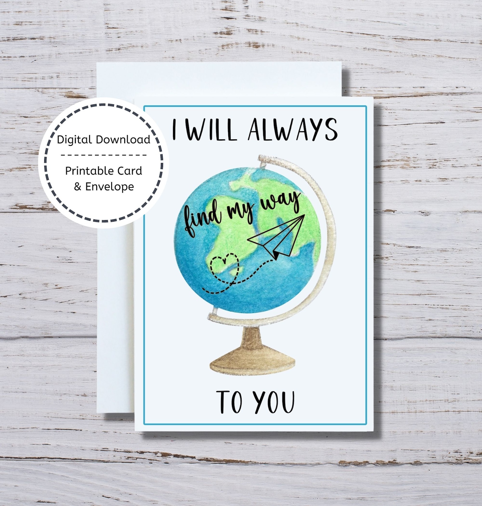 Military Spouse Card, Printable Card, Long Distance Relationship Card ...