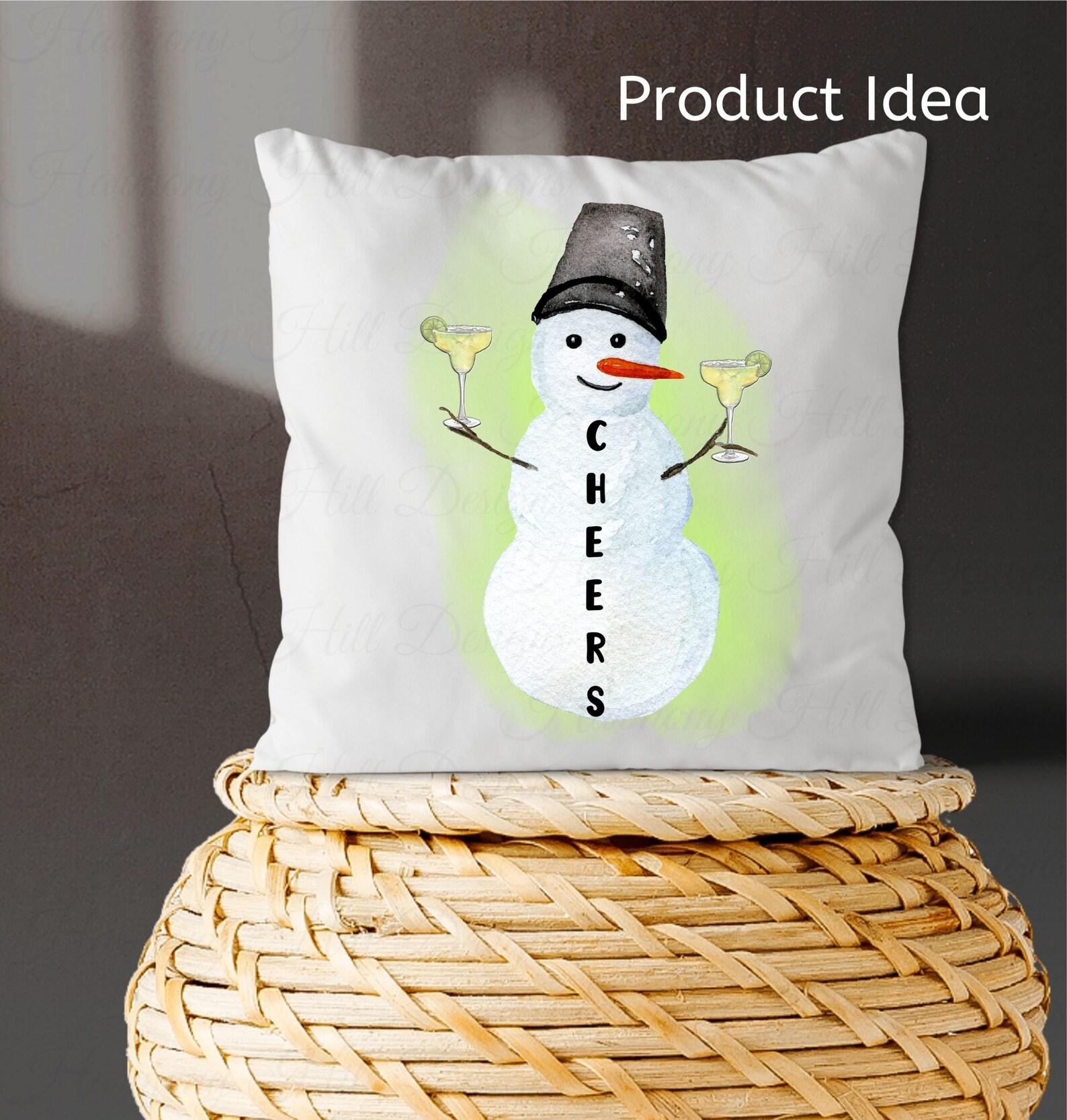 Cheers Margarita Printable, Cheers Snowman Design, Snowman Sublimation ...