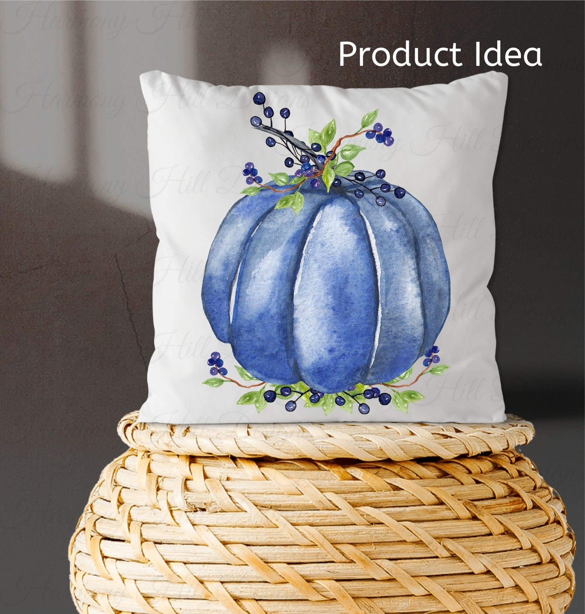 Blue Pumpkin Printable, Blue Pumpkin Design, Blue Pumpkin Sublimation ...