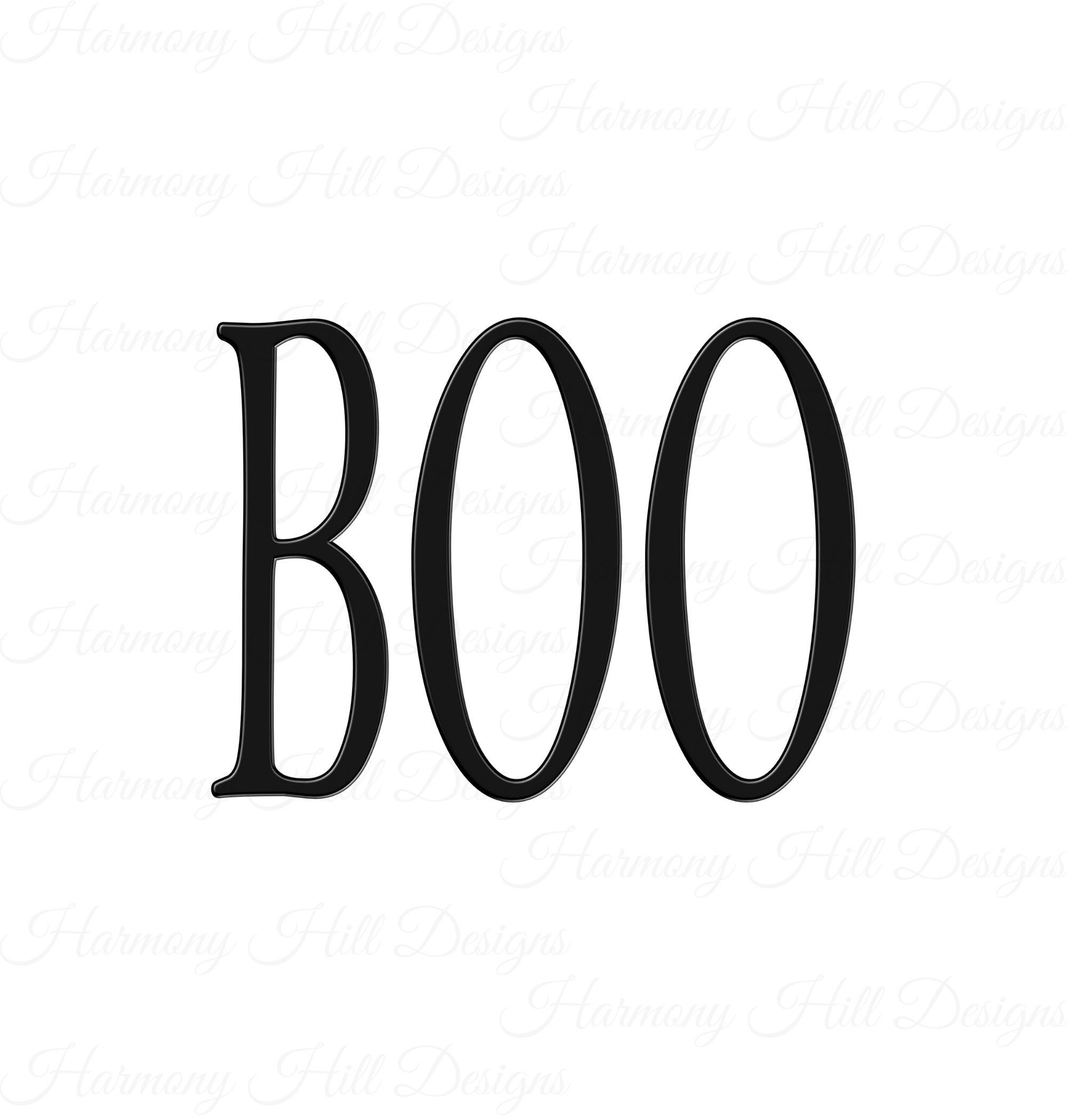 Boo Printable Boo Print Boo Wall Art Boo Halloween Sign - Etsy