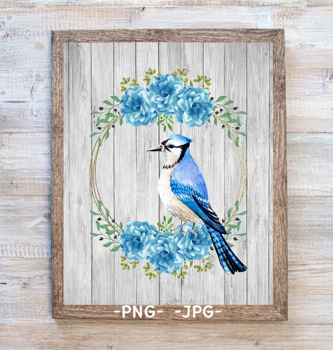 Blue Jay Printable, Blue Jay Print, Blue Jay Sublimation, Blue Jay Bird ...