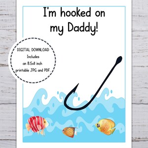 Fathers Day Handprint Art, Fathers Day Gift, Gift for Fishing Dad ...