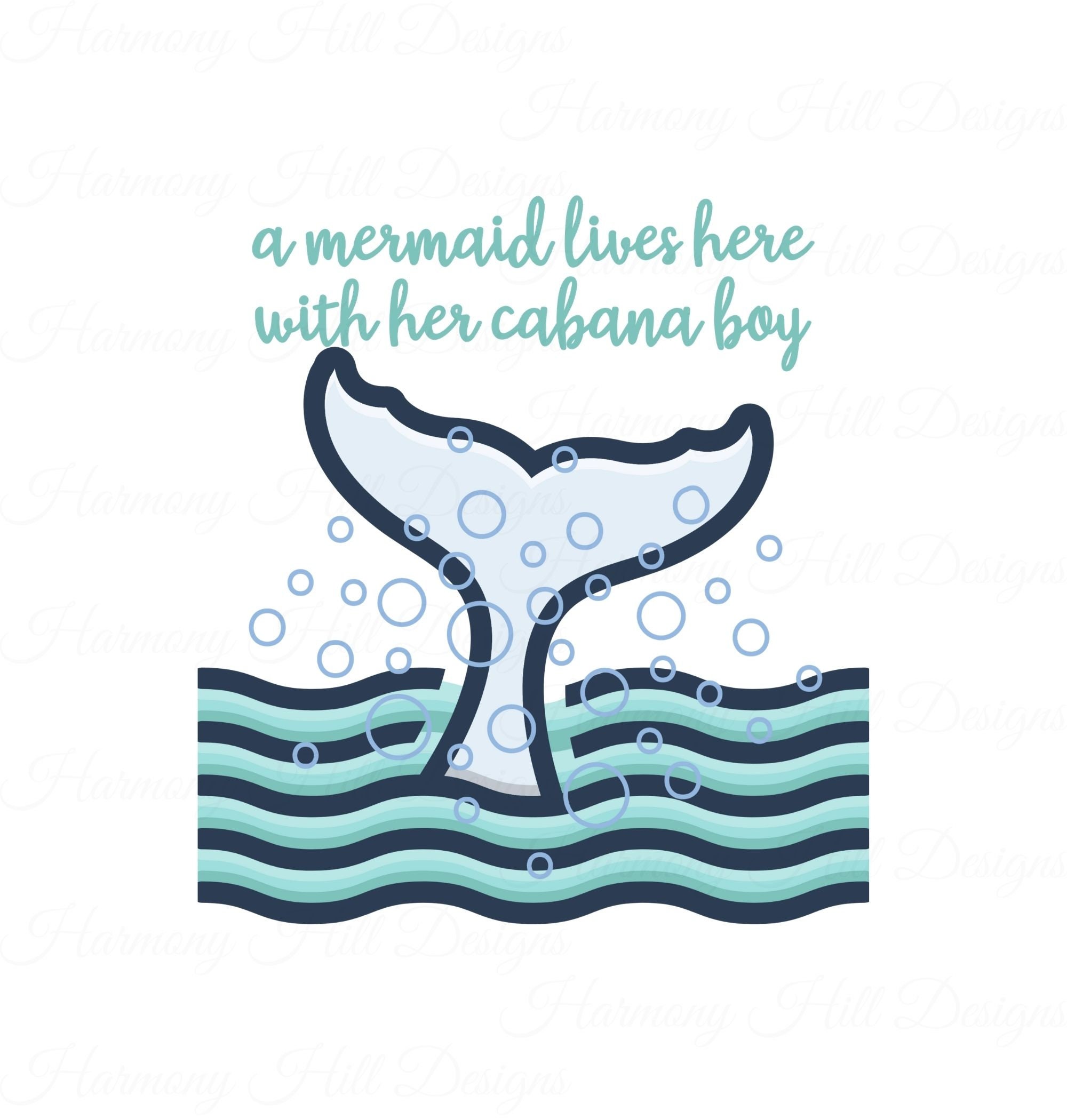 Mermaid Printable, Mermaid Sign, Mermaid Tail Print, A Mermaid Lives ...