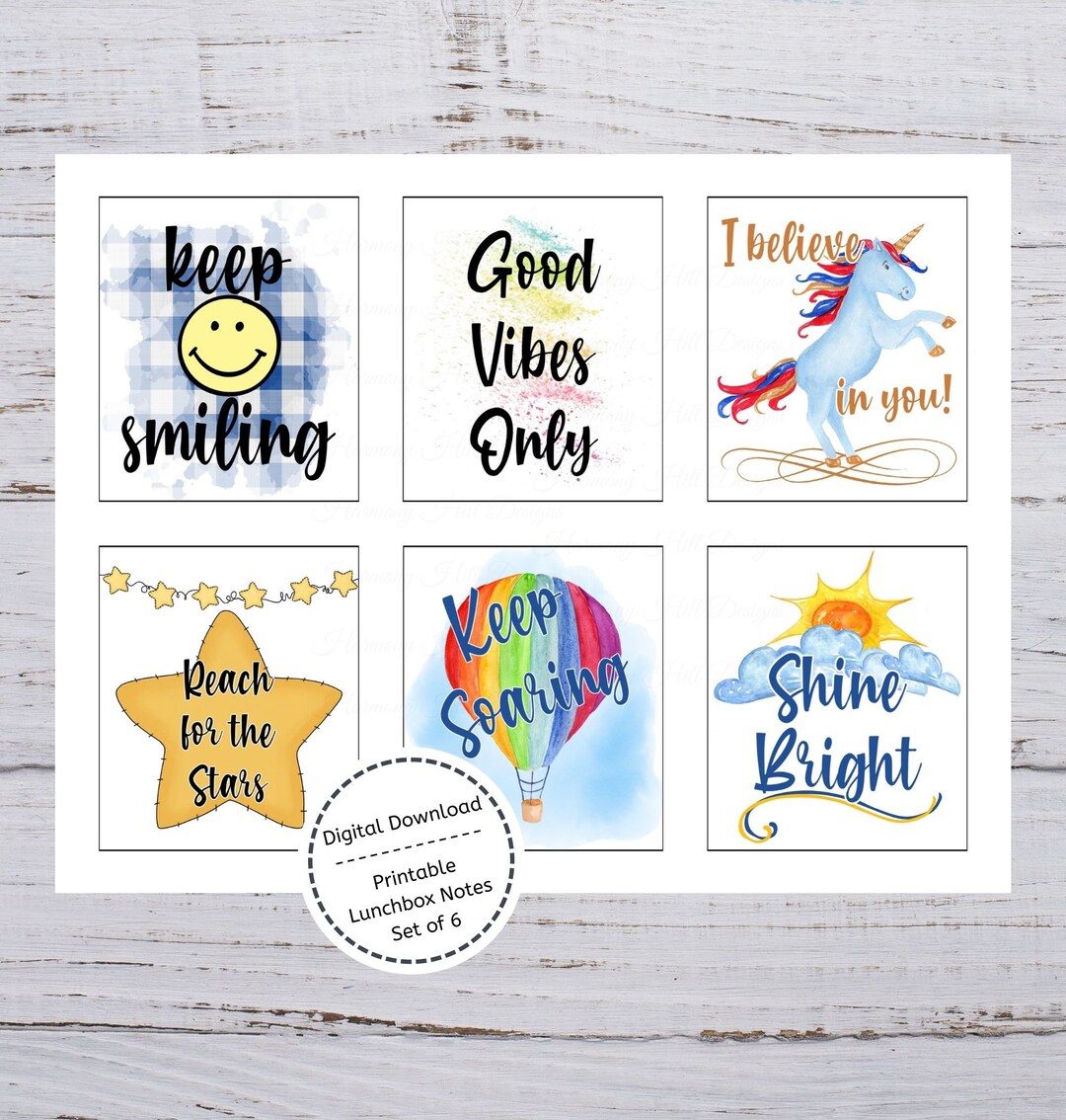 Affirmation Cards, Encouragement Cards, Lunchbox Notes, Positive ...