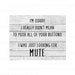 Mute Button Wall Art, Mute Button Printable, Mute Button Print, PNG ...