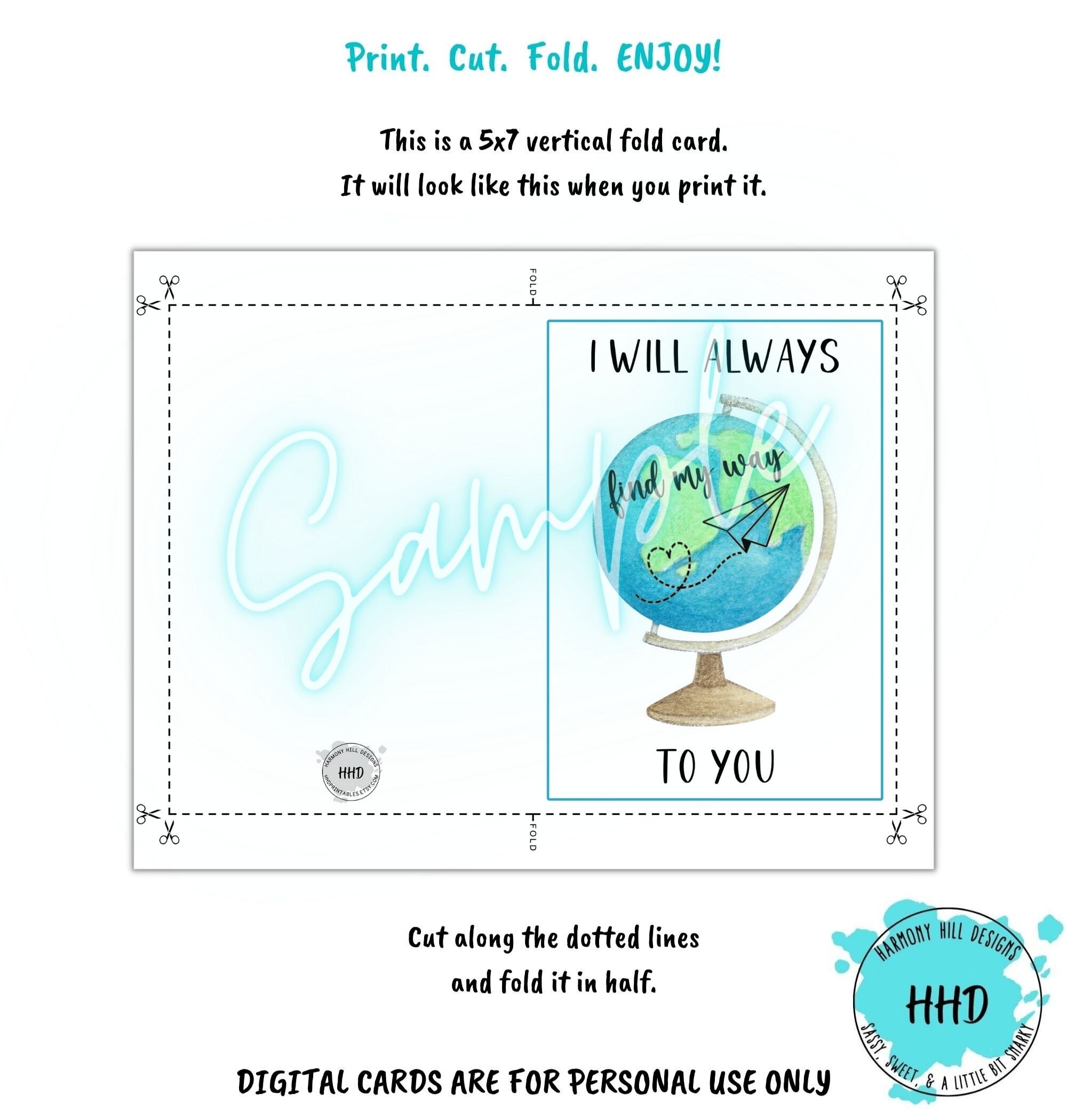 Military Spouse Card, Printable Card, Long Distance Relationship Card ...