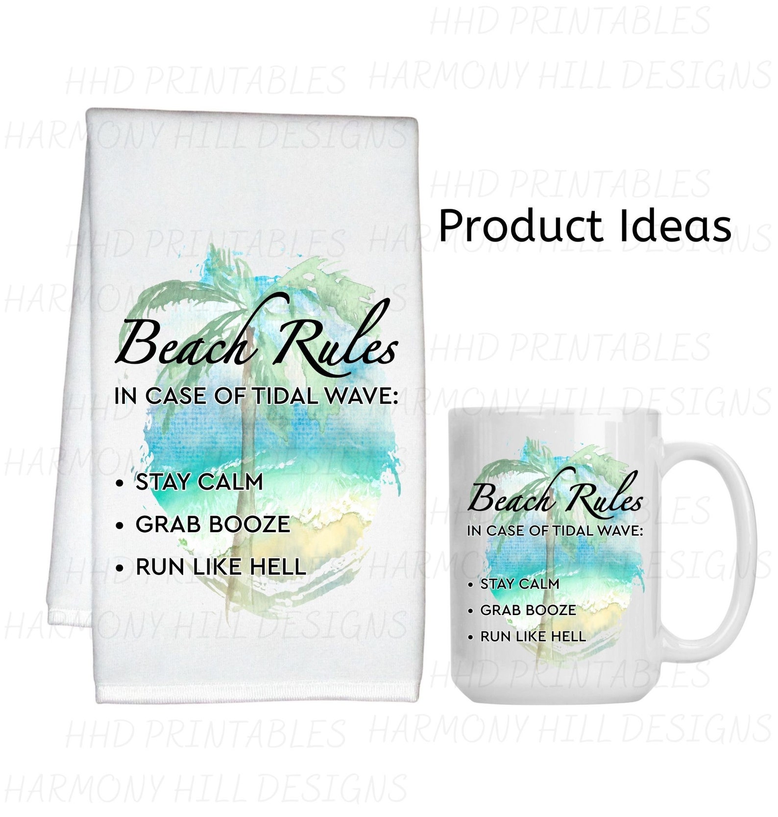 Beach Printable Beach Rules Print Funny Beach Wall Art - Etsy