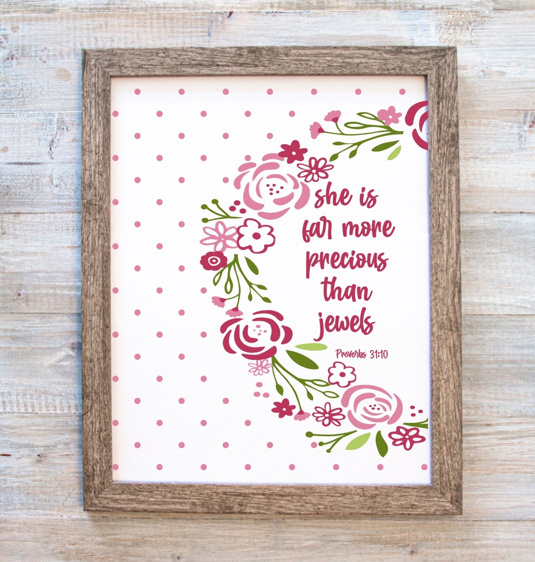 Christian Art, She is Far More Precious Than Jewels, Proverbs 31 ...