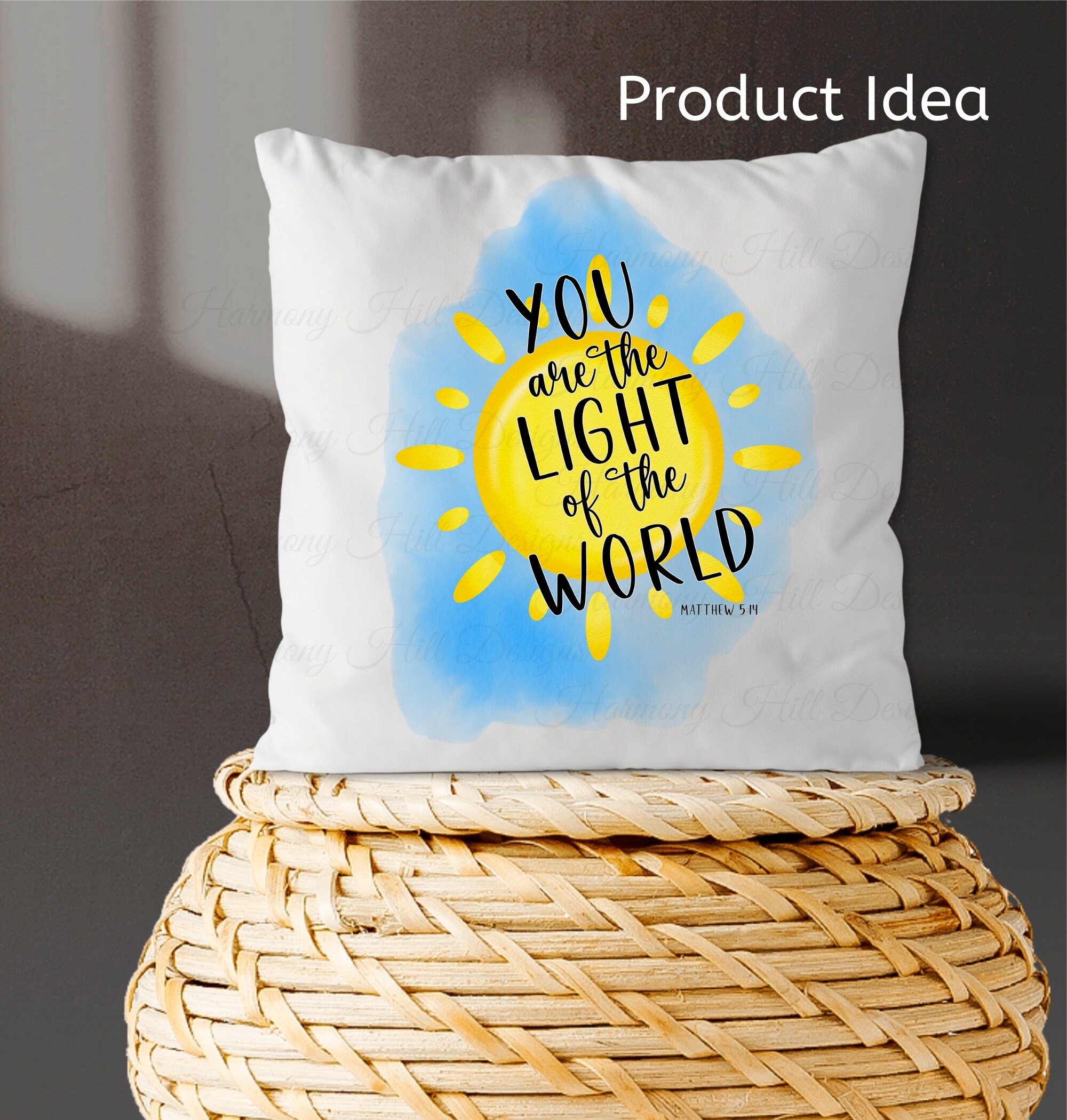 You Are the Light of the World, Christian Wall Art, Matthew 5:14 Print ...