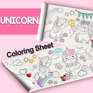 GIANT Coloring Poster for Kids or Table Cover | Kids Coloring ...