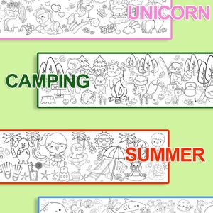 GIANT Coloring Poster for Kids or Table Cover | Kids Coloring ...