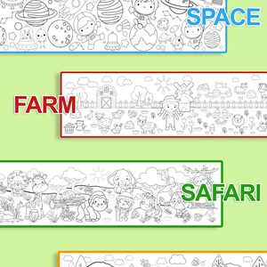 GIANT Coloring Poster for Kids or Table Cover | Kids Coloring ...