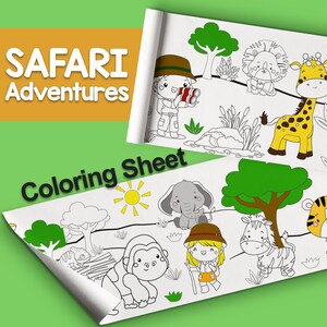GIANT Coloring Poster for Kids or Table Cover | Kids Coloring ...