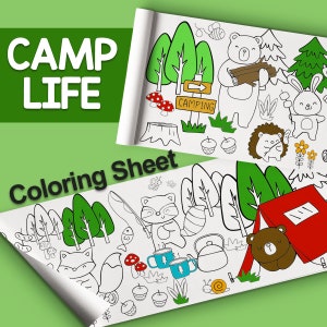 GIANT Coloring Poster for Kids or Table Cover | Kids Coloring ...