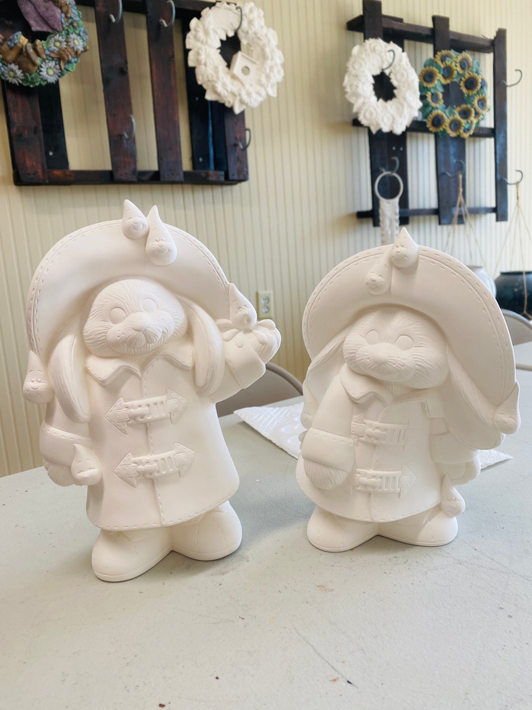 Ceramic Puddle Bunnies - Etsy