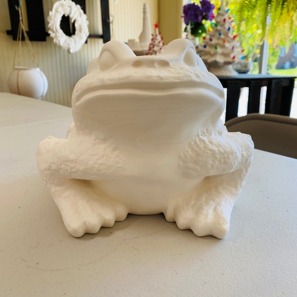 Large Ceramic Frog - Etsy