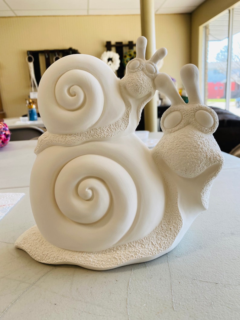 Ceramic Sticky and Icky Snails - Etsy
