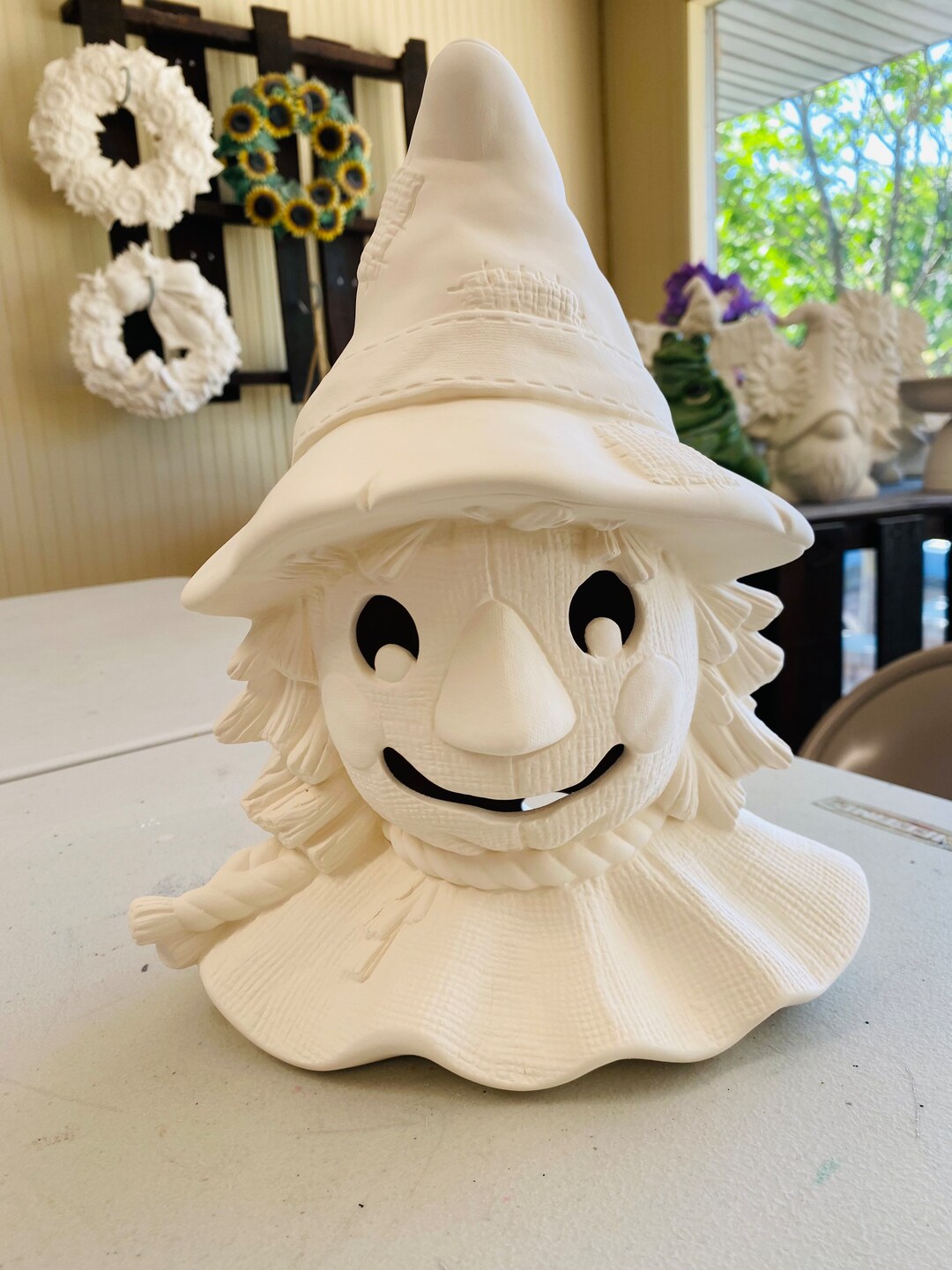 Scarecrow Head 12” - Etsy