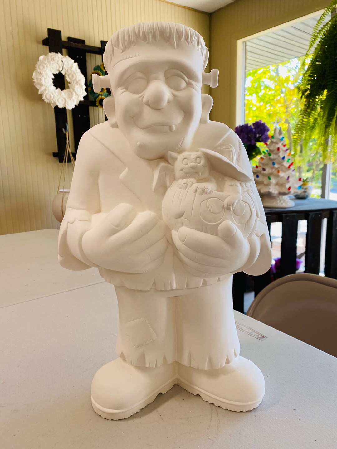 Large Ceramic Frankenstein 17” - Etsy