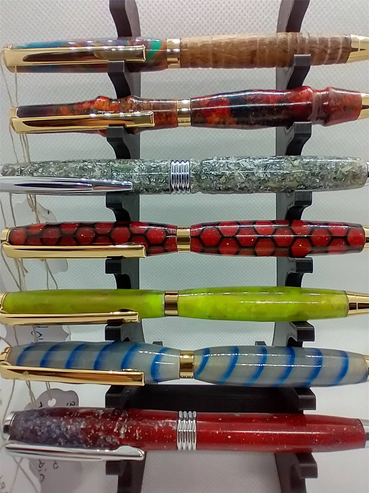 Resin and Acrilic Hand Turned Slim Pens - Etsy UK