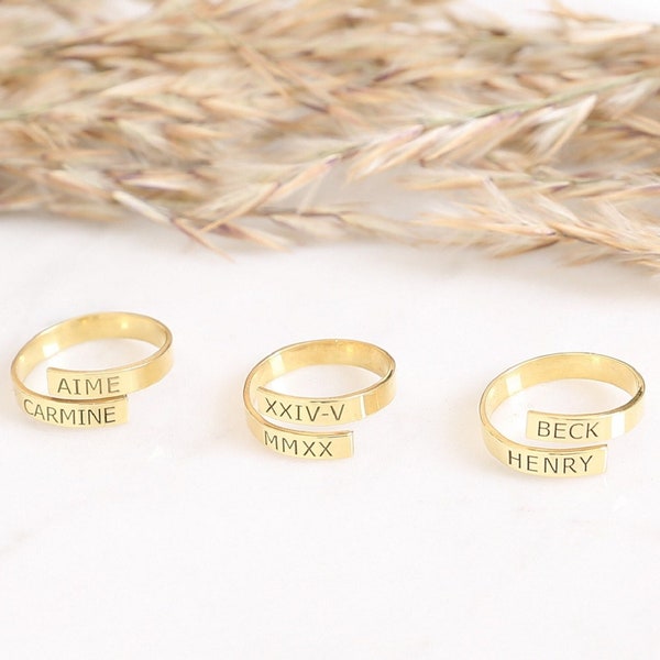 Child Name Ring - Etsy