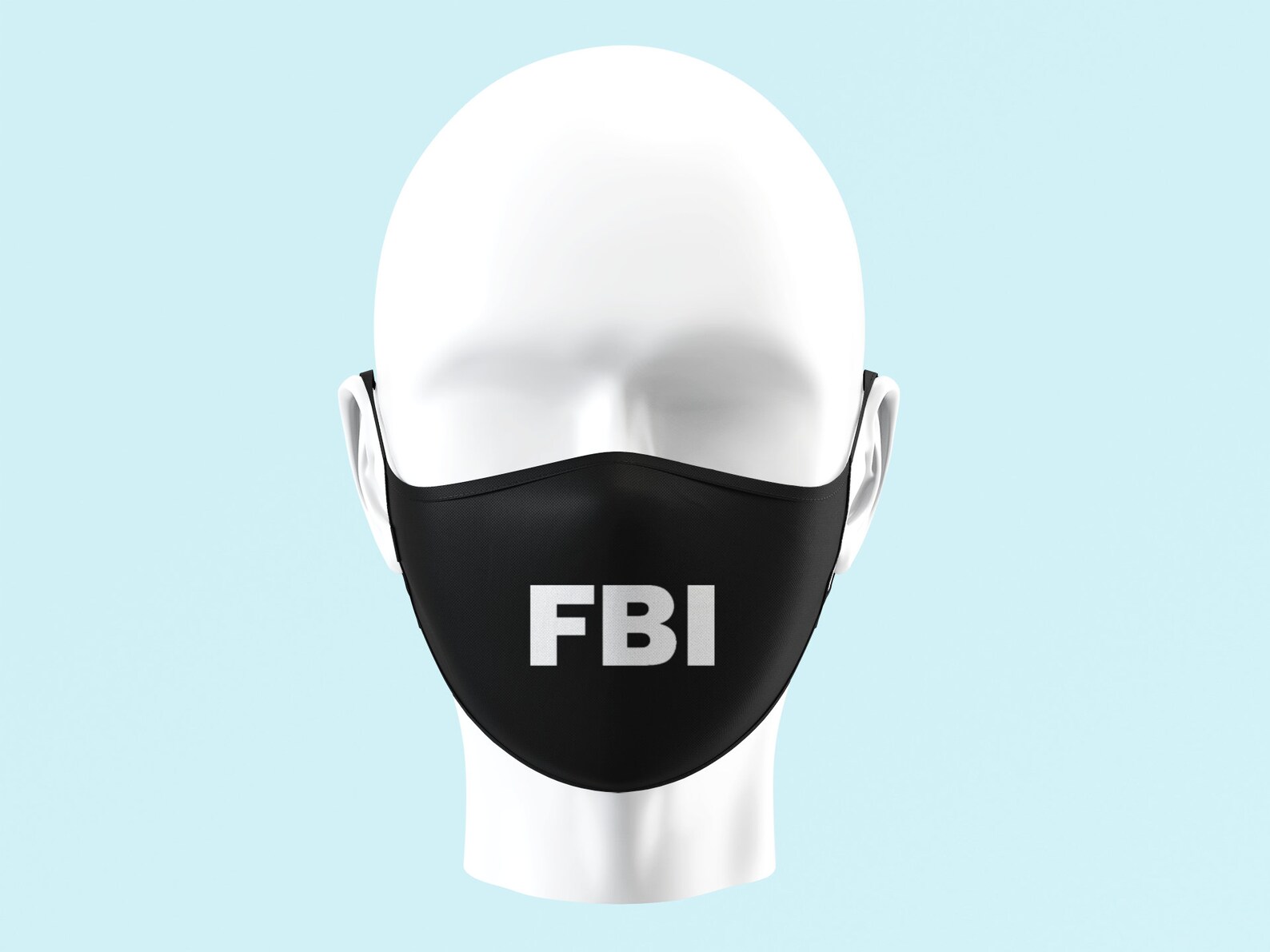 FBI Face Mask CIA DEA Police Political Government Security | Etsy