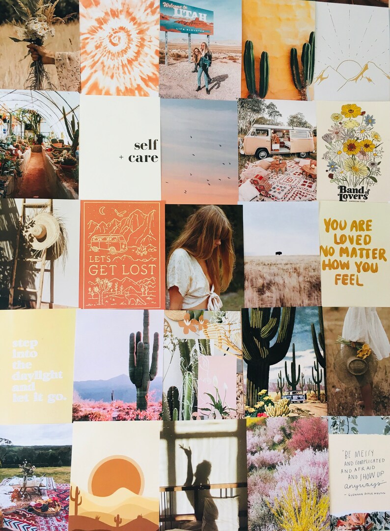 Boho Collage Kit - Etsy