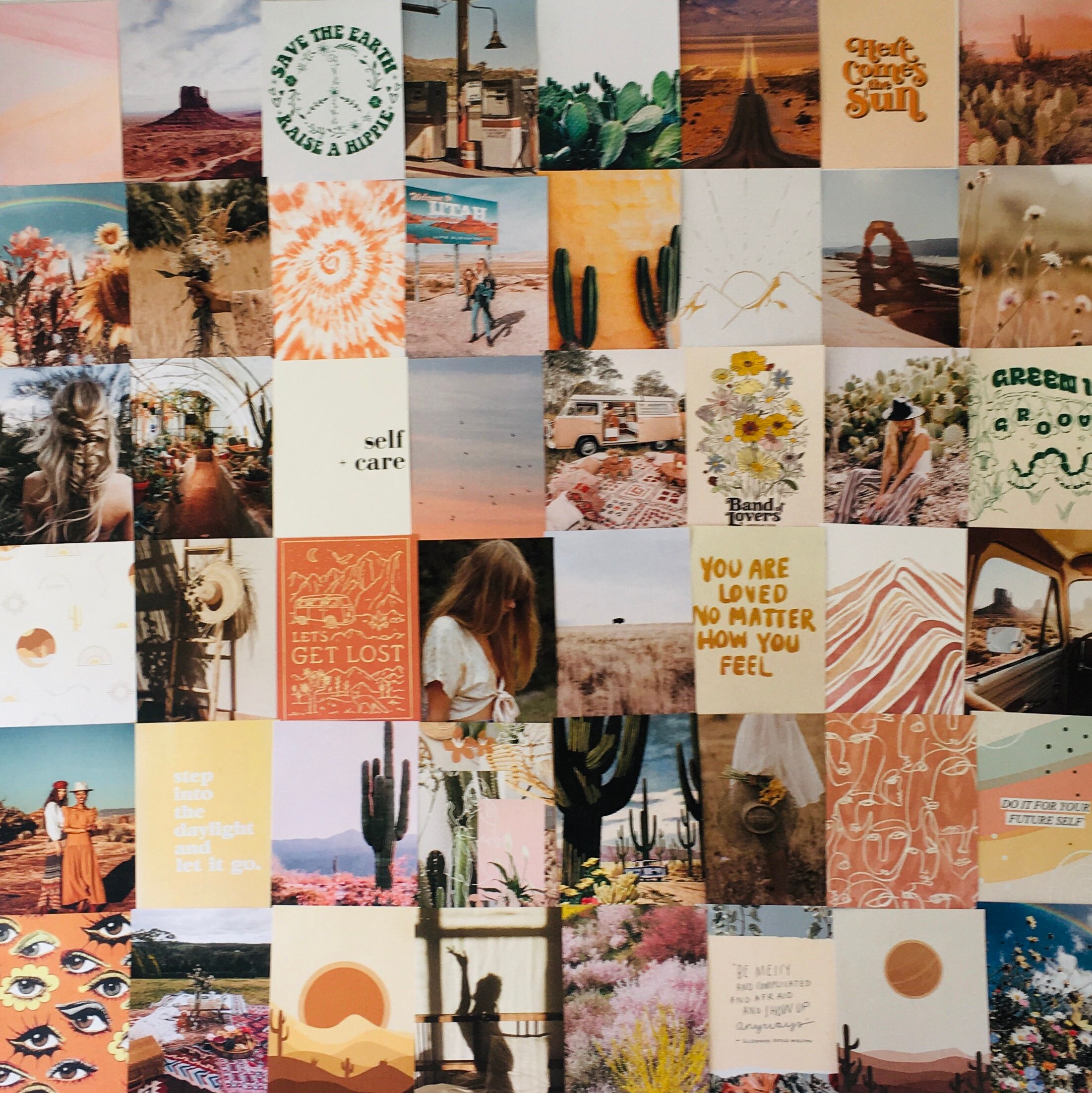 Boho Collage Kit - Etsy