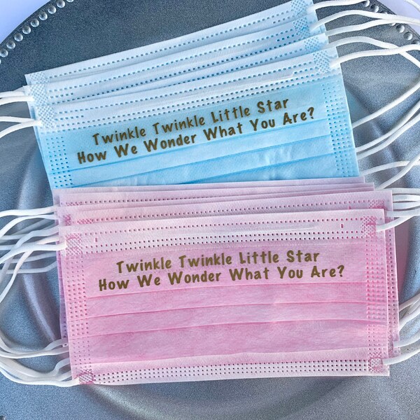 Gender Reveal Mask - Etsy