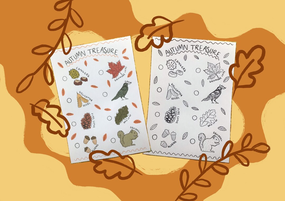 Printable Autumn Activity Sheet, Autumn Search, Fall Activities for ...