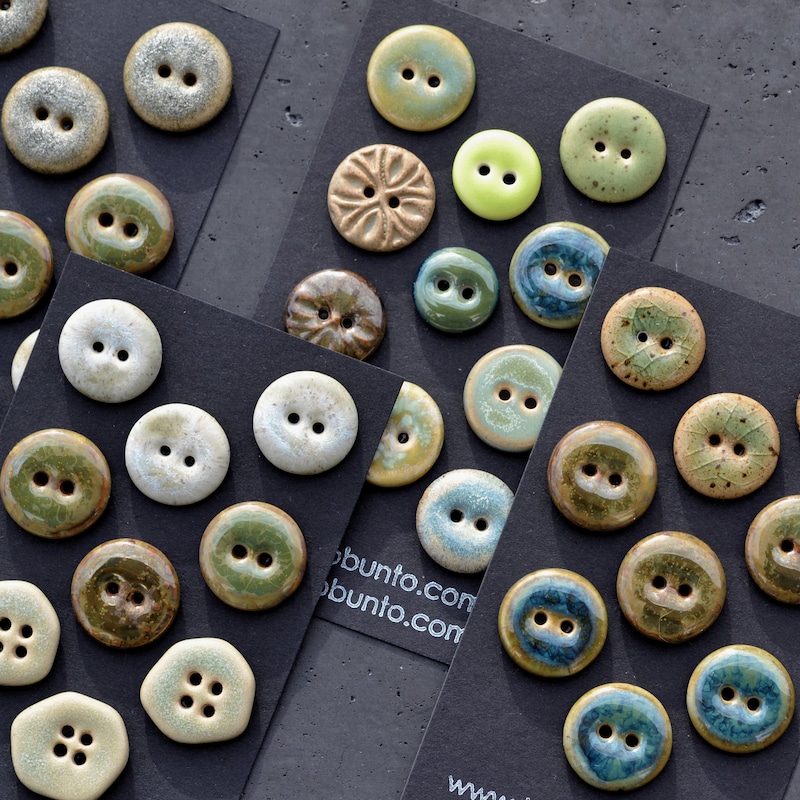 Ceramic Buttons - Etsy