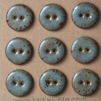 Handmade Ceramic Porcelain Glazed Buttons. SOLD INDIVIDUALLY 30mm 3cm 1 ...