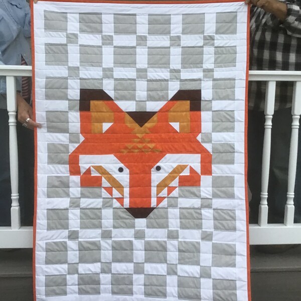Fox Quilt - Etsy