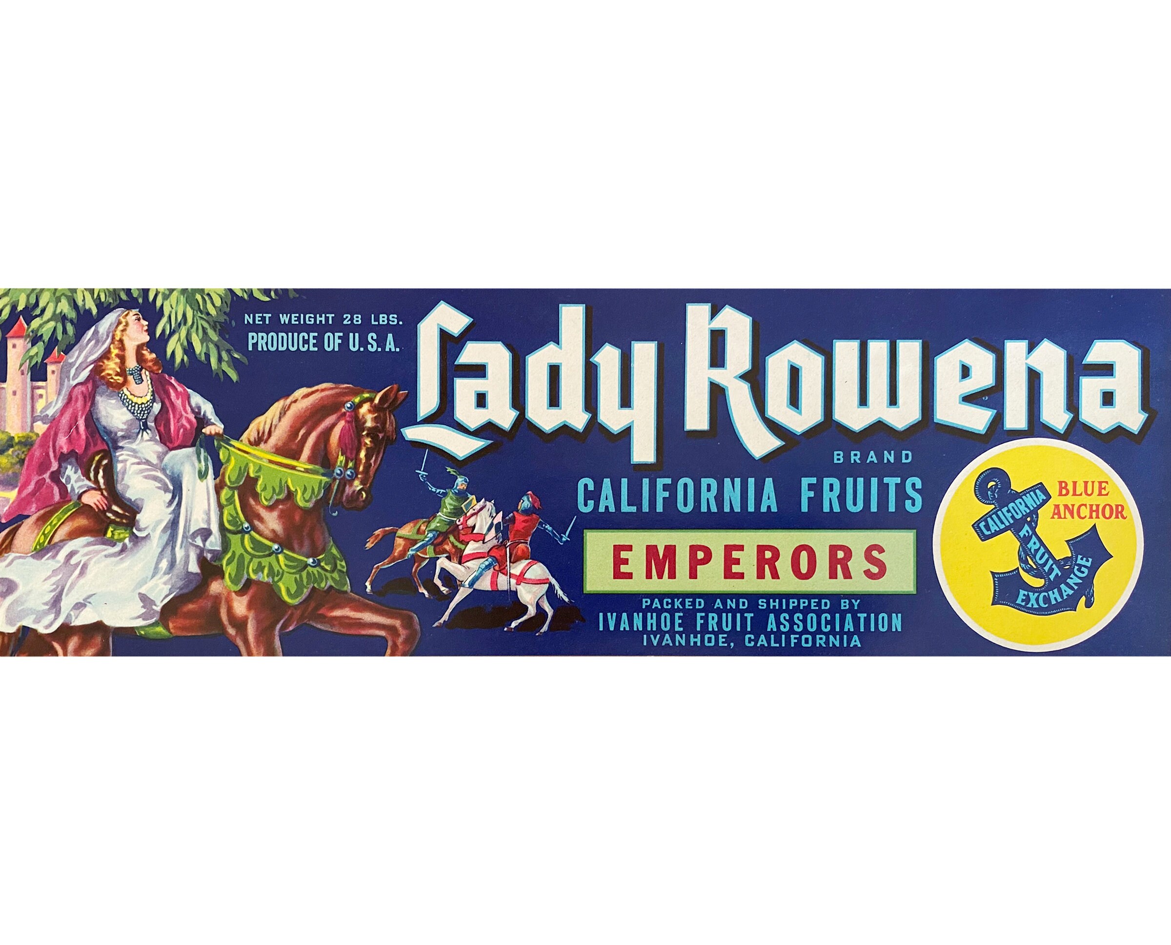 Lady Rowena Brand Label - Original - Etsy