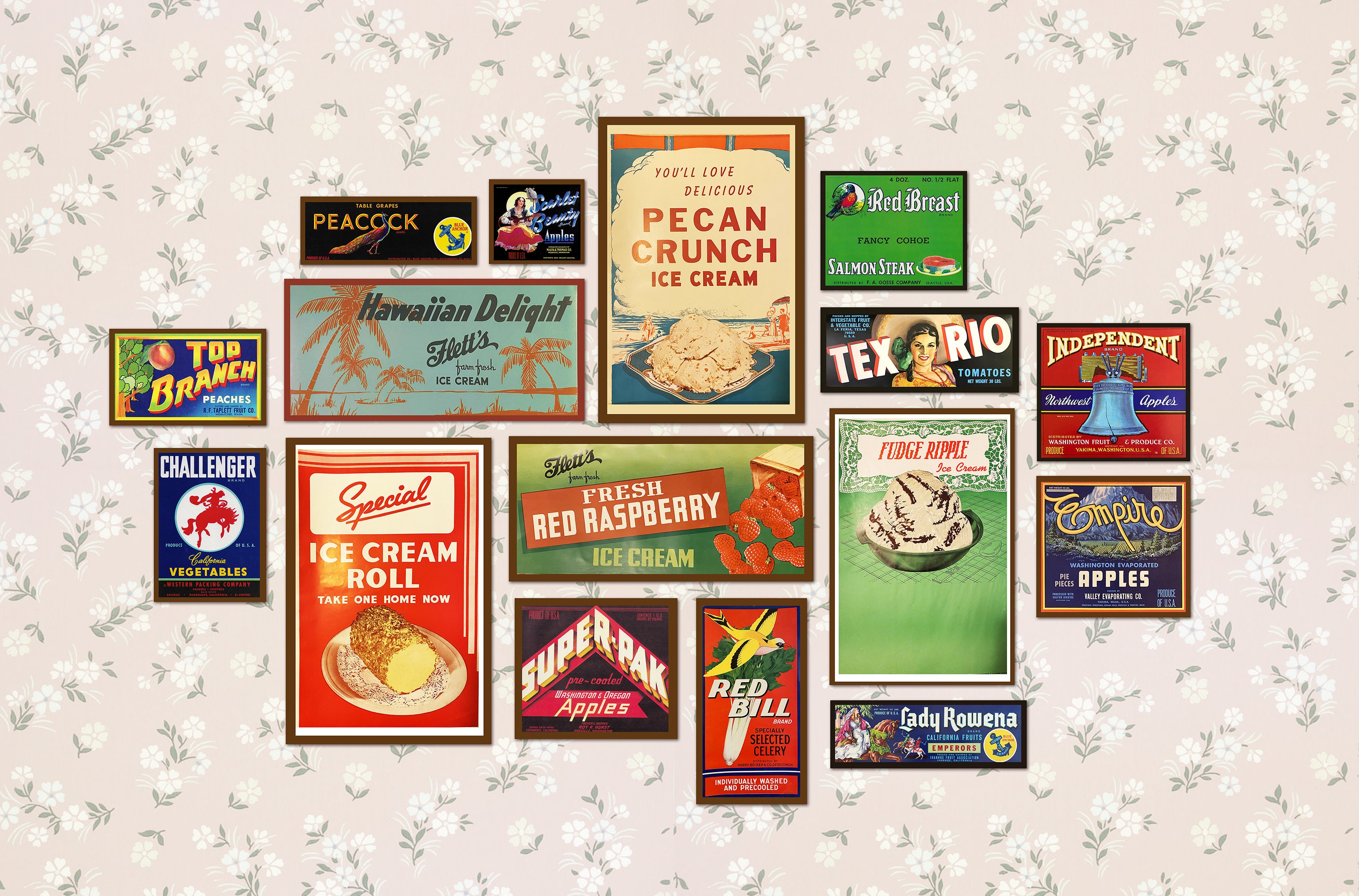 Lady Rowena Brand Label - Original - Etsy