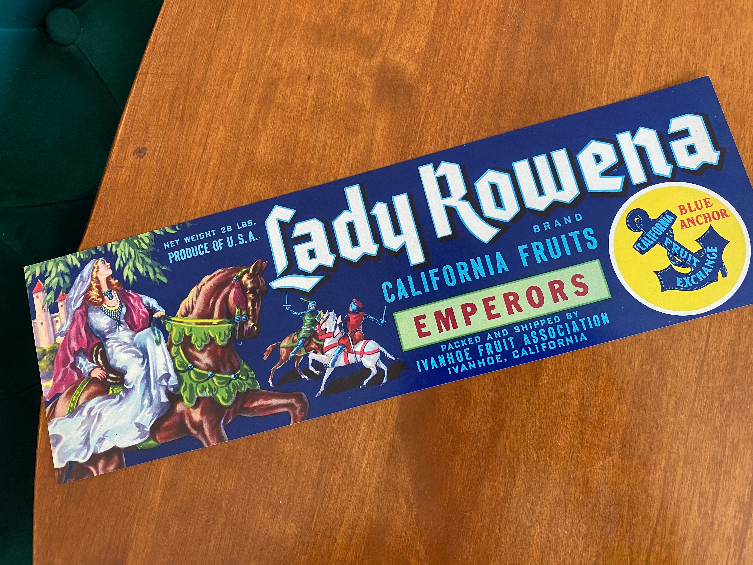 Lady Rowena Brand Label - Original - Etsy